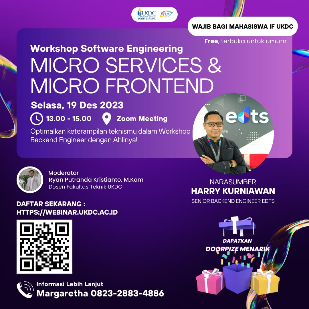 WEBINAR : MICRO SERVICES & MICRO FRONTEND - Informatika